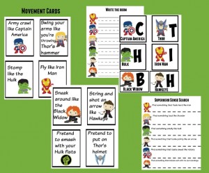 Superhero Printable Learning Packet | More Excellent Me
