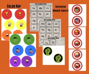 Superhero Printable Learning Packet | More Excellent Me