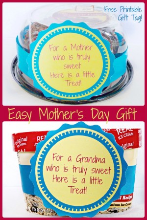 Sweet Mothers Day Treat Tag | More Excellent Me