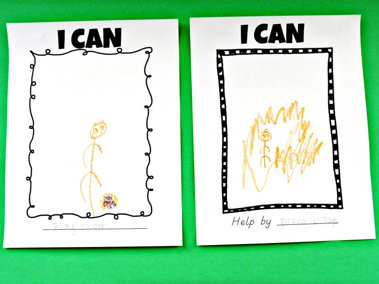 Printable I Can Book For Preschoolers | More Excellent Me