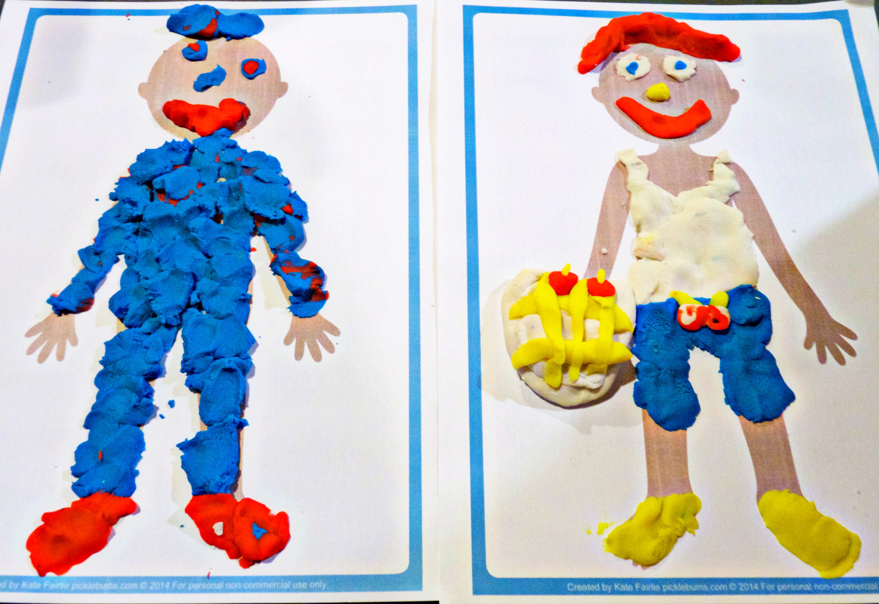 children of the world play dough mats | More Excellent Me