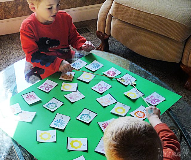 Spring Alphabet Game | More Excellent Me